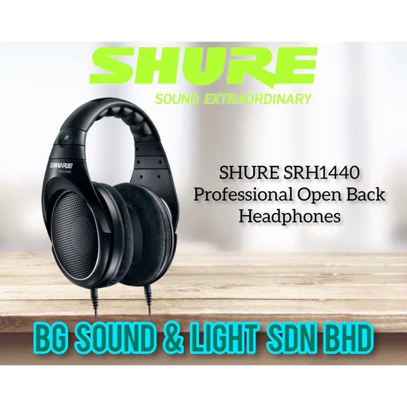 Shure SRH1440 Professional Open Back Headphone | Shopee Malaysia