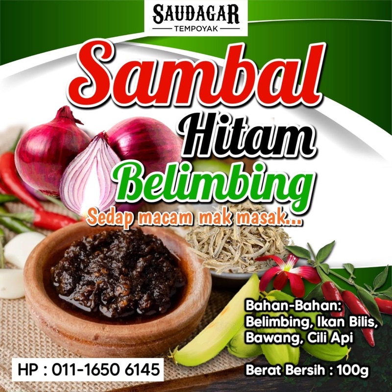 Sambal Hitam Belimbing (Ready To Eat) | Shopee Malaysia