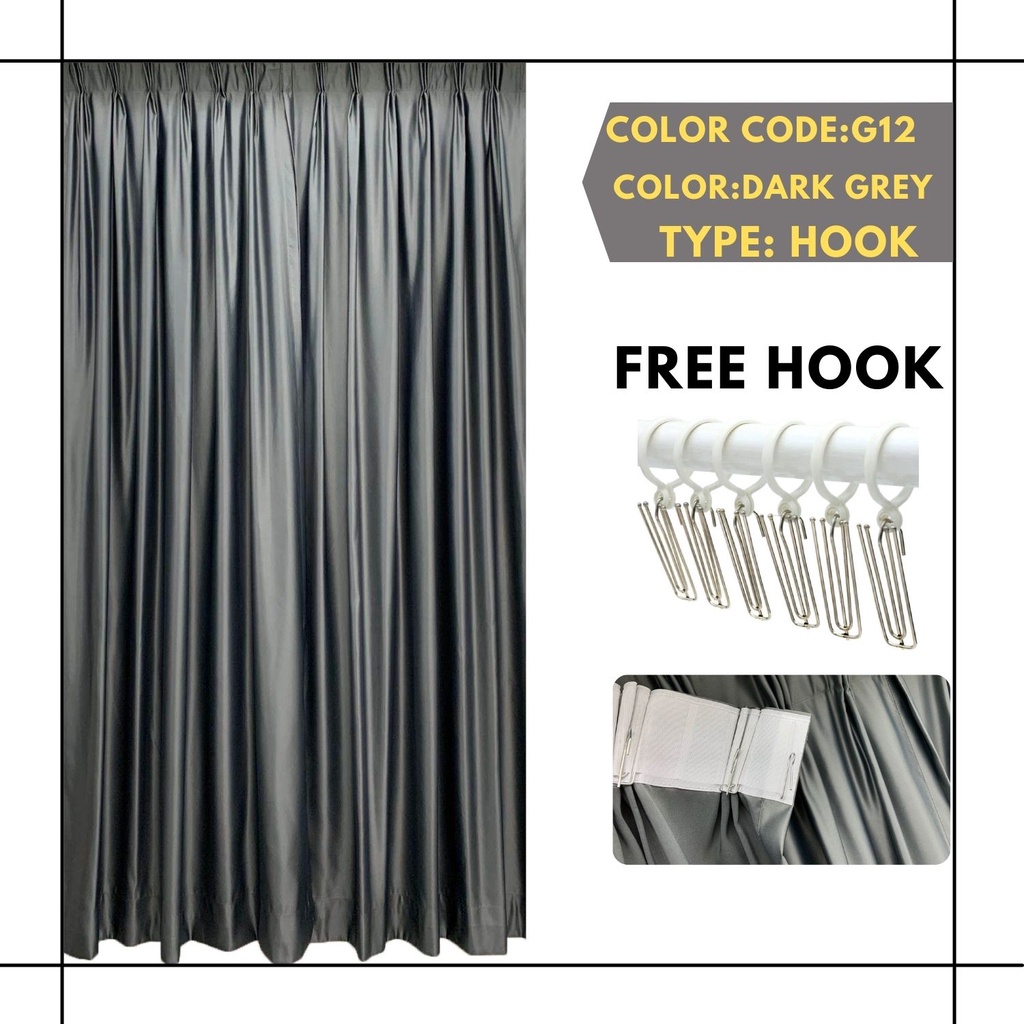 Langsir Naco (1Mx1.3M) Ready Made Curtain!Siap Jahit Langsir,Langsir ...