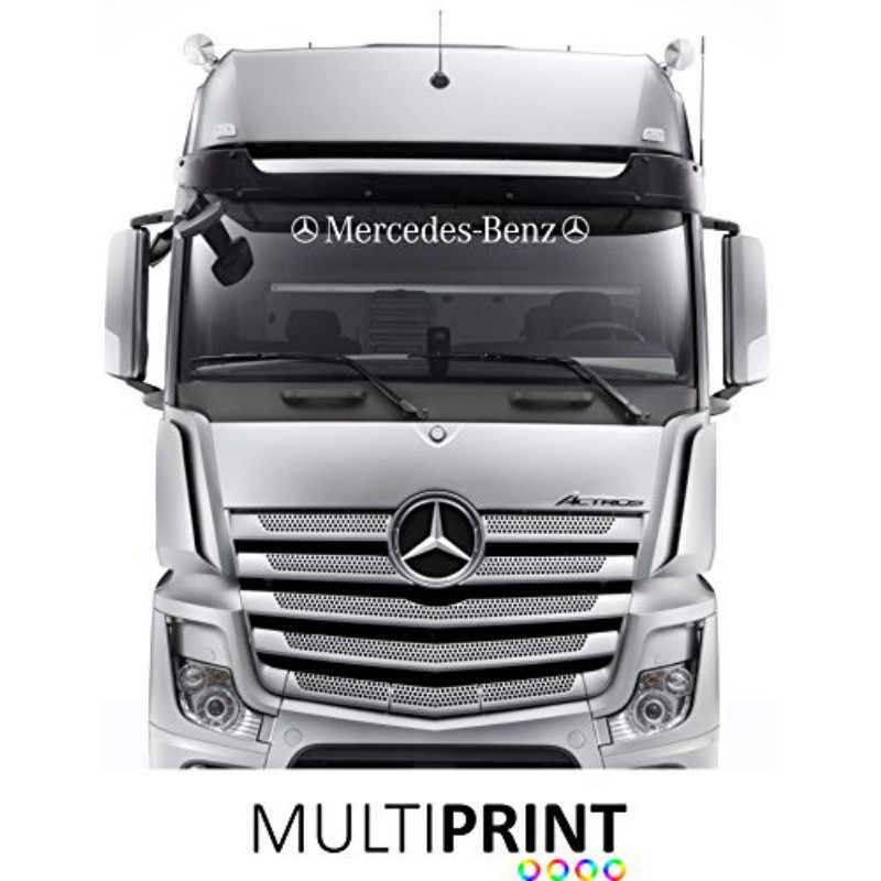 Mercedes Benz Lorry Truck Windscreen Sticker Decal Cab Window Glass ...