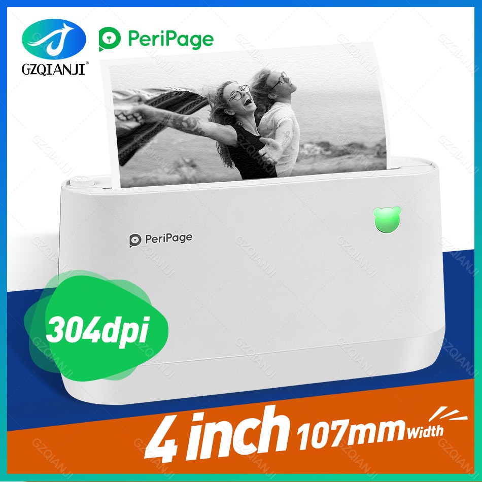 PeriPage A9 Max Mini Printer 304DPI Sticker Thermal Printer Portable Bluetooth Mobile Photo ...