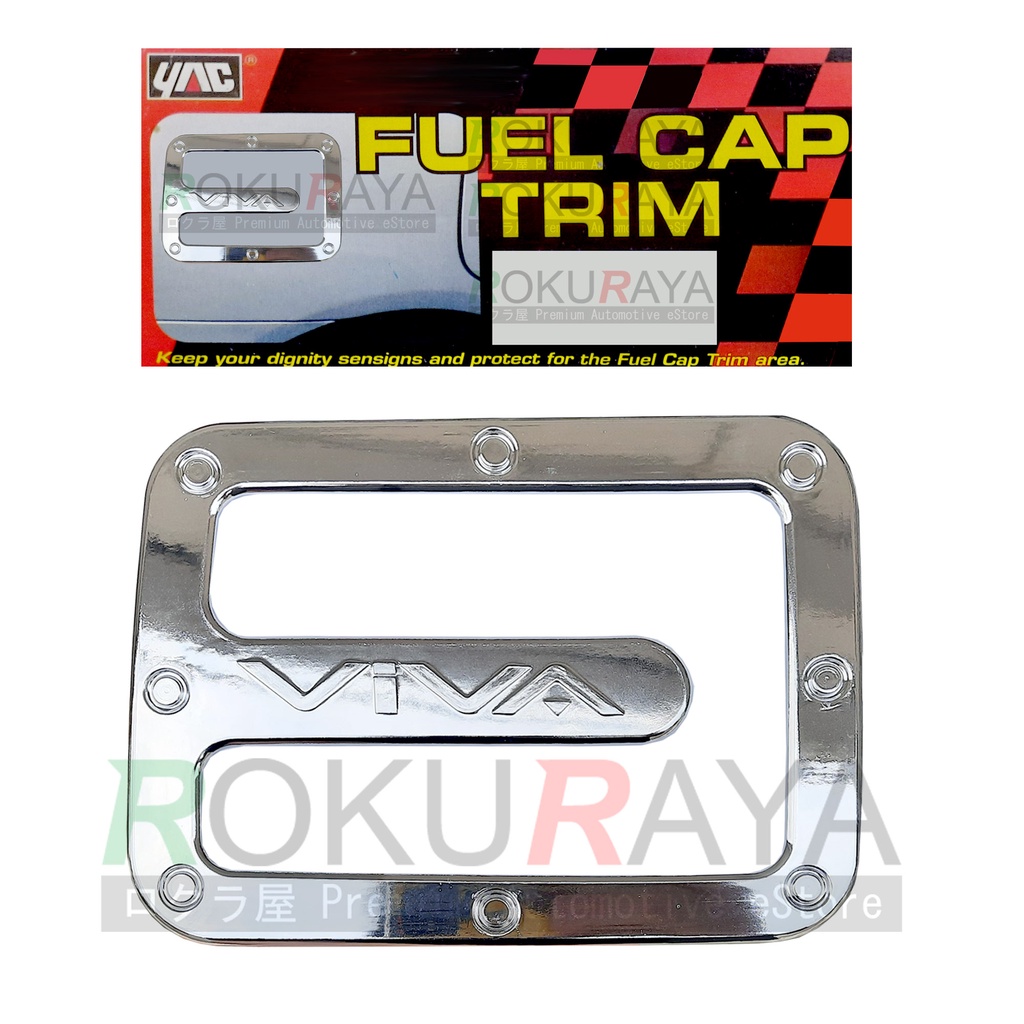 Perodua Viva (2007 - 2014) Fuel Gas Tank Cap Trim Chrome Cover Embossed ...