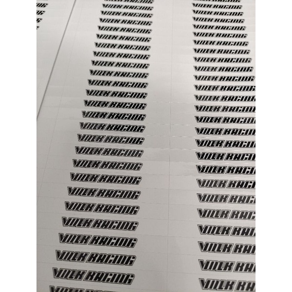 VOLK RACING SPORT RIM STICKER TE37 CE28 CAR STICKERS KERETA STICKER ...