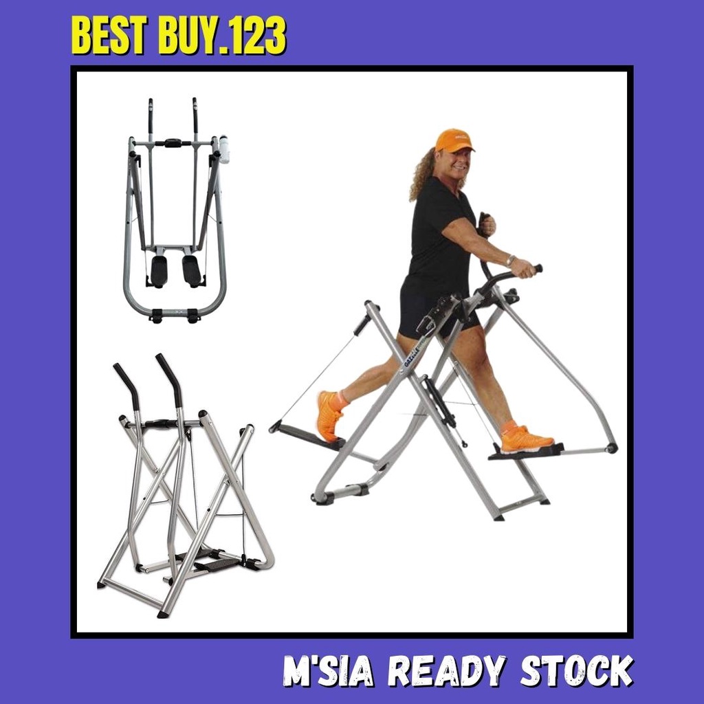 Air Walker Slim Strider Elliptical Trainer Slimming Fitness Exercise Machine 360 Motion Fat ...