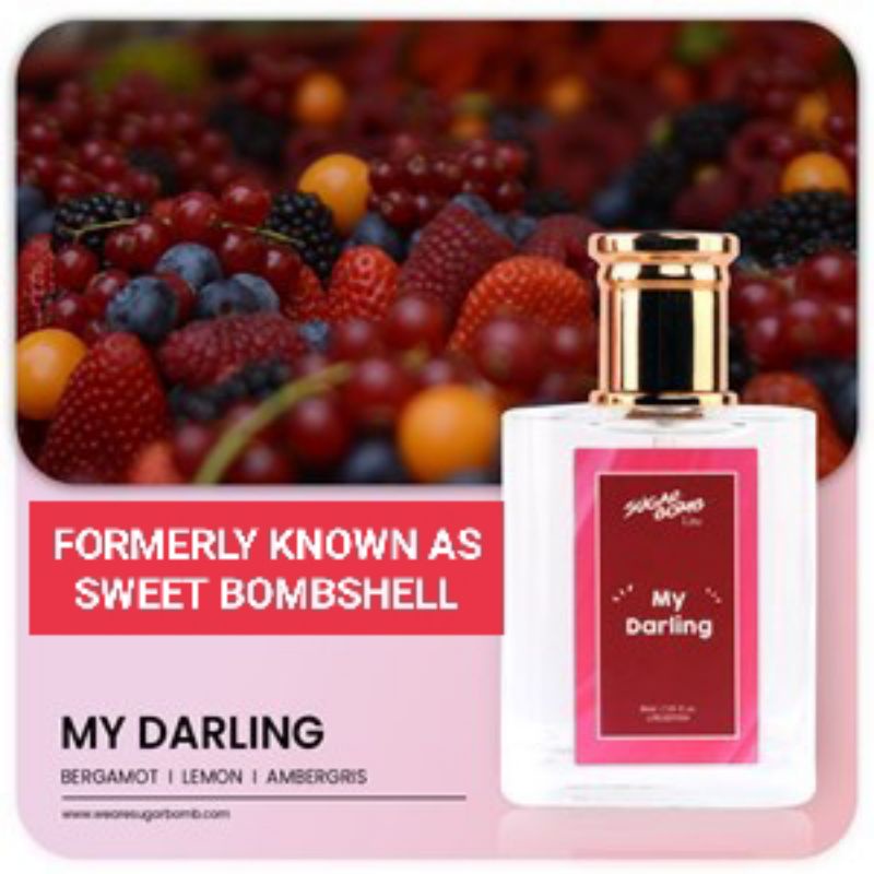 SUGARBOMB PERFUME - SWEET BOMBSHELL (new name MY DARLING ) | Shopee ...
