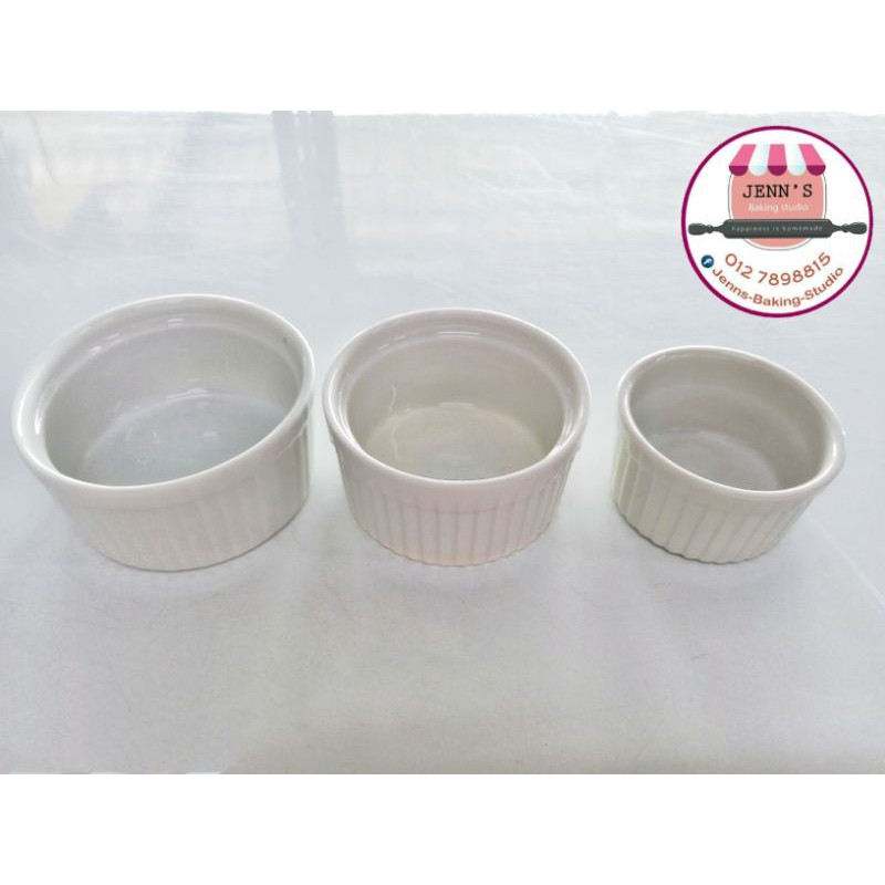 Ceramics Bowl Cake Mould Souffle Cake Lava Cake Baking巧克力岩浆蛋糕模具 可高温烘烤 ...