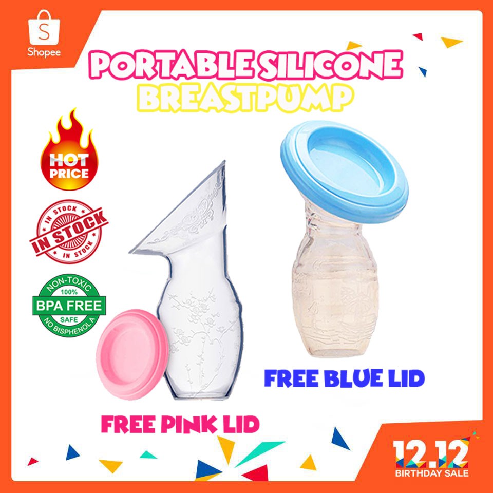 [Ready Stock] Silicone Breast Pump Breast Pump Manual Portable (Pam ...