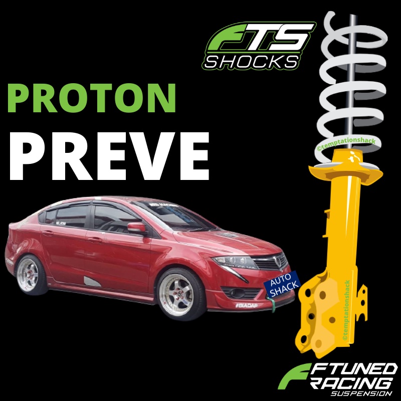 Proton Preve F Tuned FTS Shocks Absorber Suspension - Sistem Penyerap ...