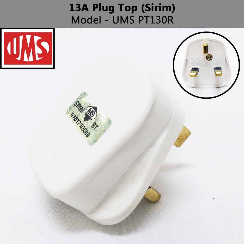 UMS/MK/Designer [13A/15A] Plug Top [SIRIM] (White) | Shopee Malaysia