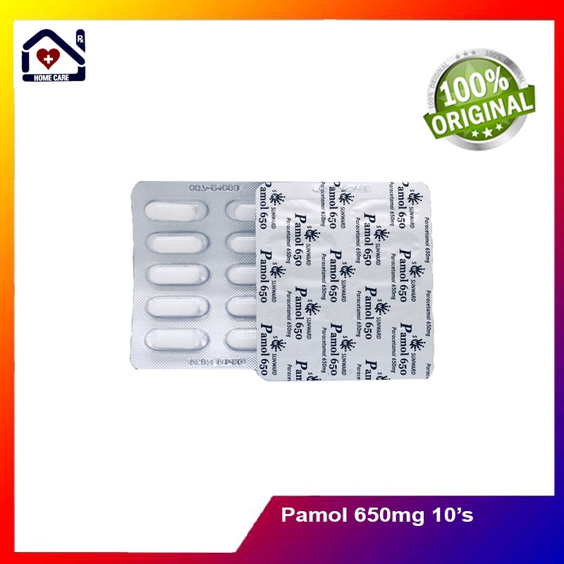 Pamol Paracetamol 650mg 10 tablets | Shopee Malaysia