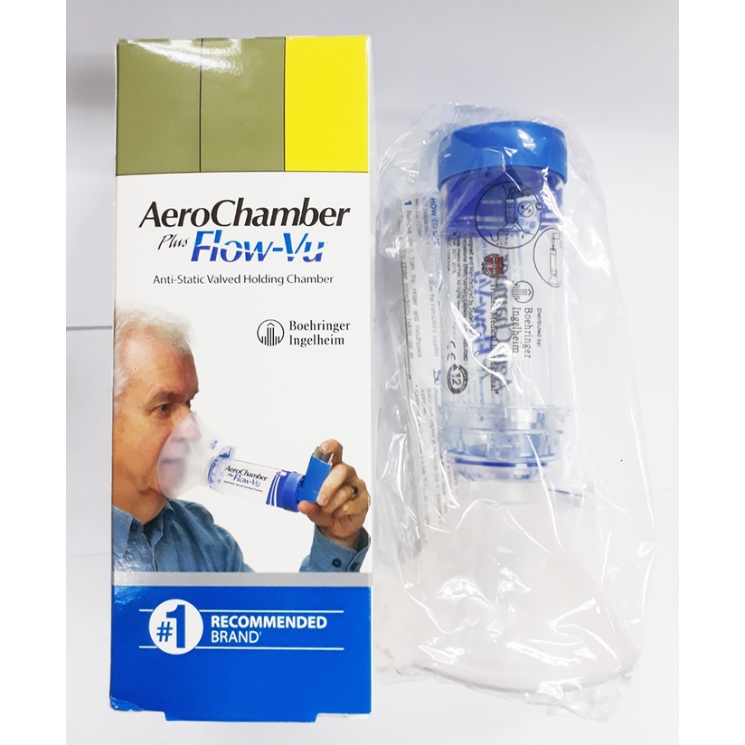 AeroChamber Adult's Plus Flow Vu (Blue) | Shopee Malaysia