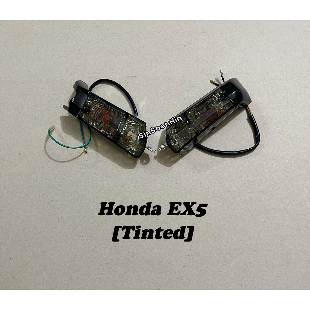 Honda EX5 Head Lamp / Front Signal / Tail Lamp [TINTED] # lampu depan ...