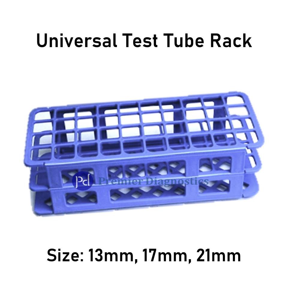 Plastic Universal Test Tube Rack 13mm (90holes), 17mm (60holes) 21mm ...