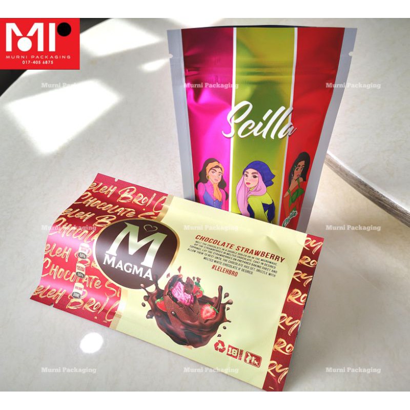 Standing pouch custom made | Shopee Malaysia