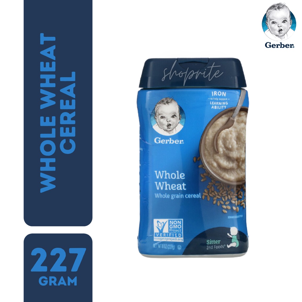 Gerber Whole Wheat Whole Grain Cereal | Shopee Malaysia