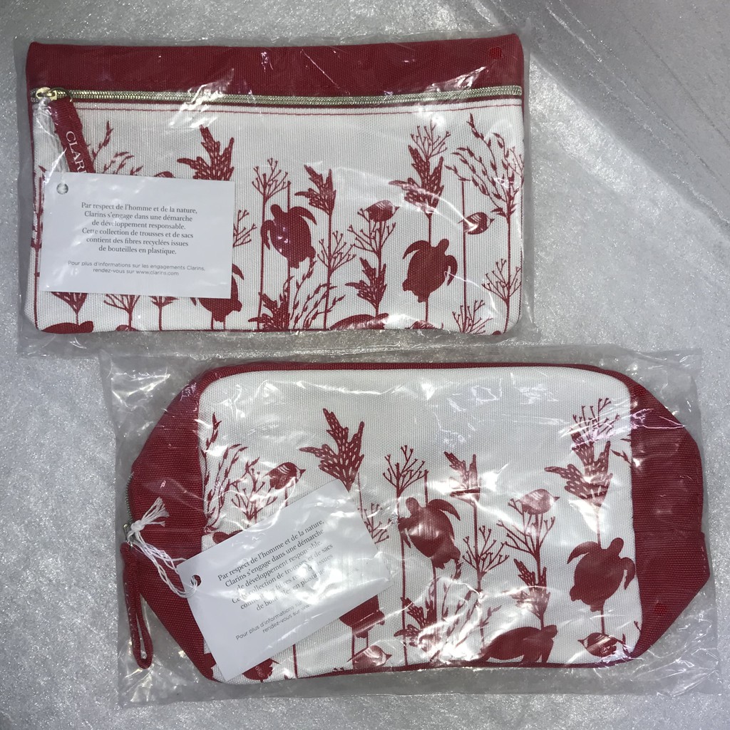 adc - Clarins Beauty Collection Water Turtle Baguette Purse Pouch ...