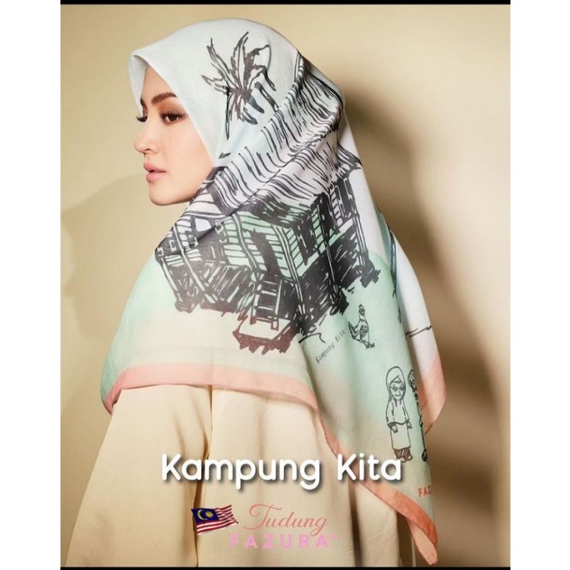 Kampung Kita Tudung Fazura Merdeka Collection | Shopee Malaysia