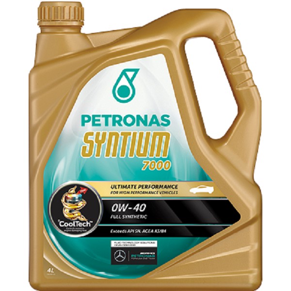 Petronas Syntium 7000 SAE 0W40 Fully Synthetic API SN-Made In Malaysia ...