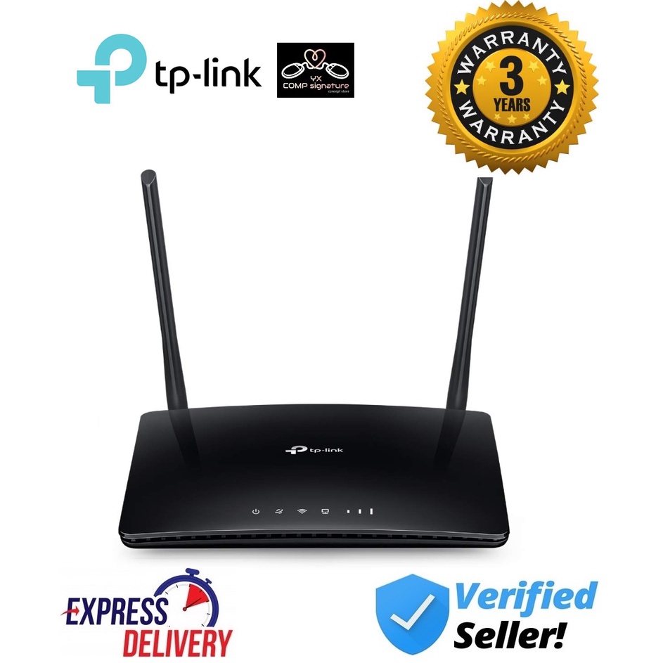 TP-Link TL-MR6400 Apac 300Mbps 4G LTE Wireless Wifi Modem Router Direct ...