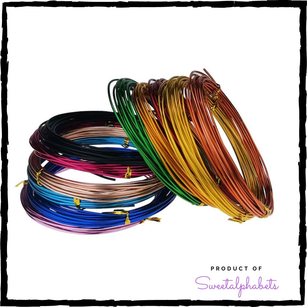 SA 3mt Color Iron Wire (Soft) 2mm thickness Artwork Accessories Easy ...