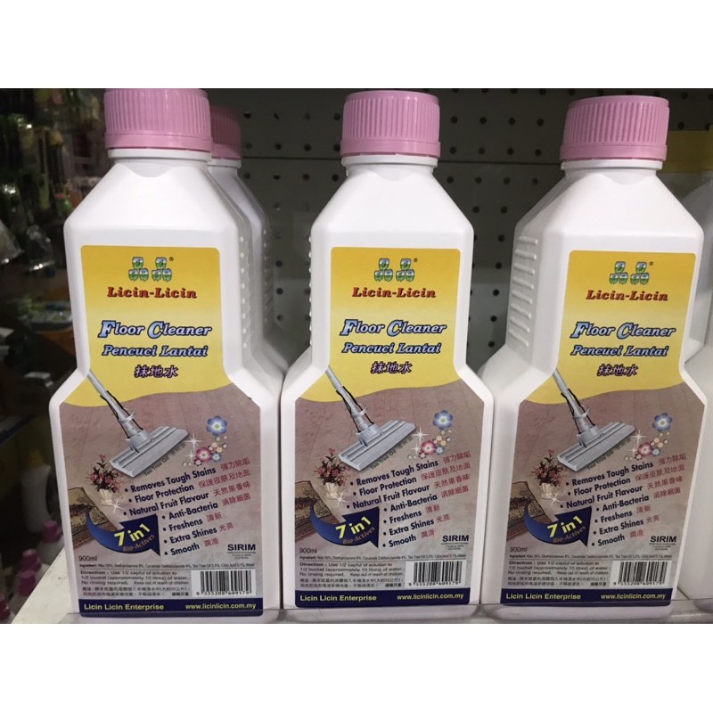 Licin-Licin Floor Cleaner 晶晶7IN1抹地水 900ml （609179） | Shopee Malaysia