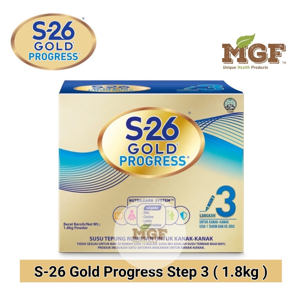 Wyeth S26 Gold Progress Step 3 (1.8kg x1) Expired:02/2024 | Shopee Malaysia