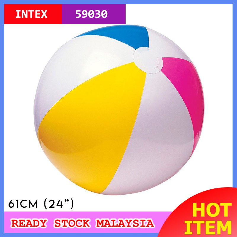 INTEX 59030 / 59020 (NP3) 20"/24" Glossy Panel Inflatable Beach Ball ...