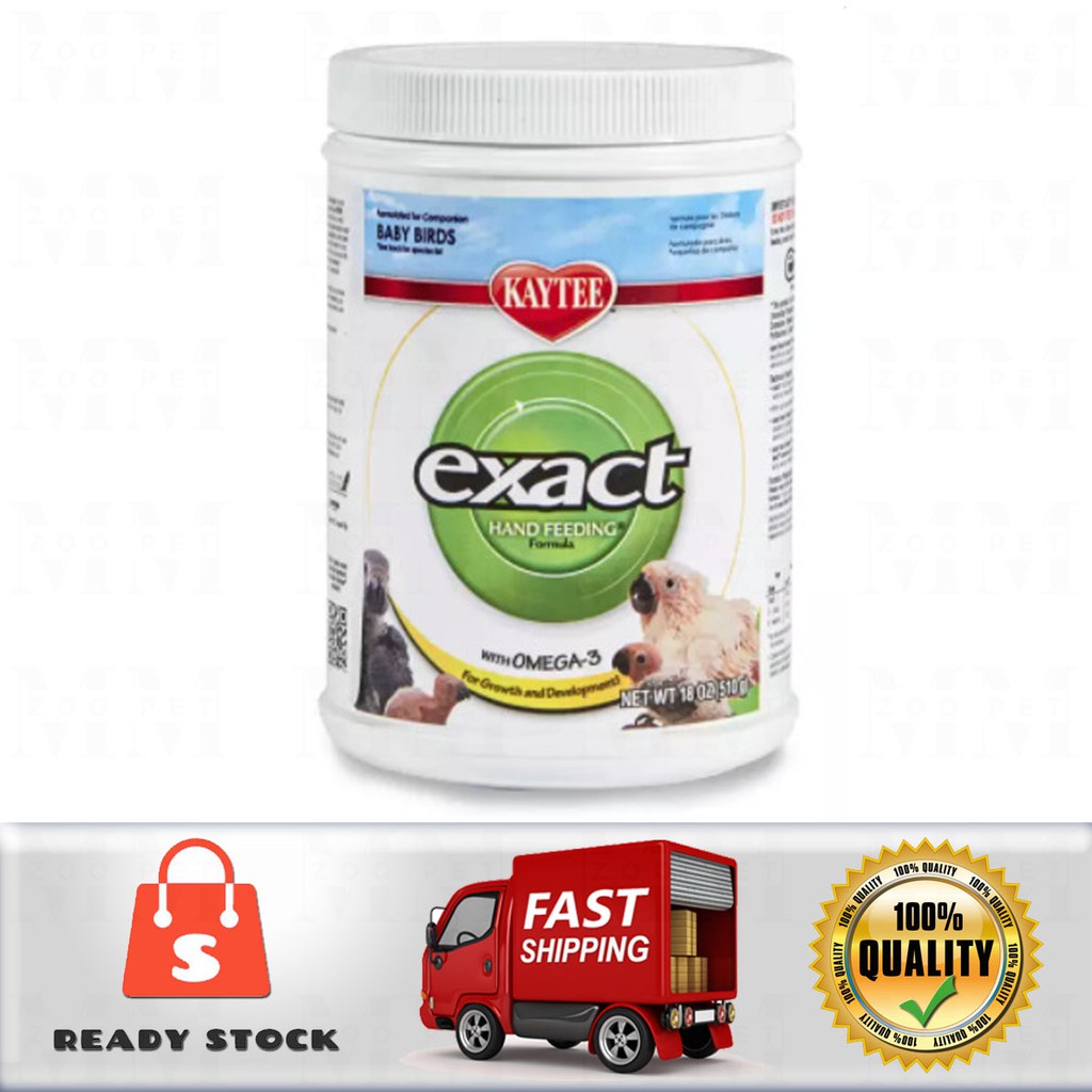 Kaytee Exact Hand Feeding / High Fat / Baby Parrot / Bird Food - 510g ...