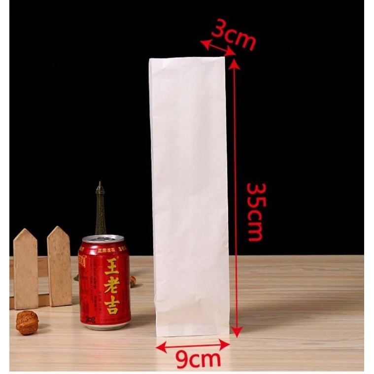 +/-50s/pkt ANTI OIL PAPER BAG/WRAPPER BAG/FOOD WRAPPING | Shopee Malaysia