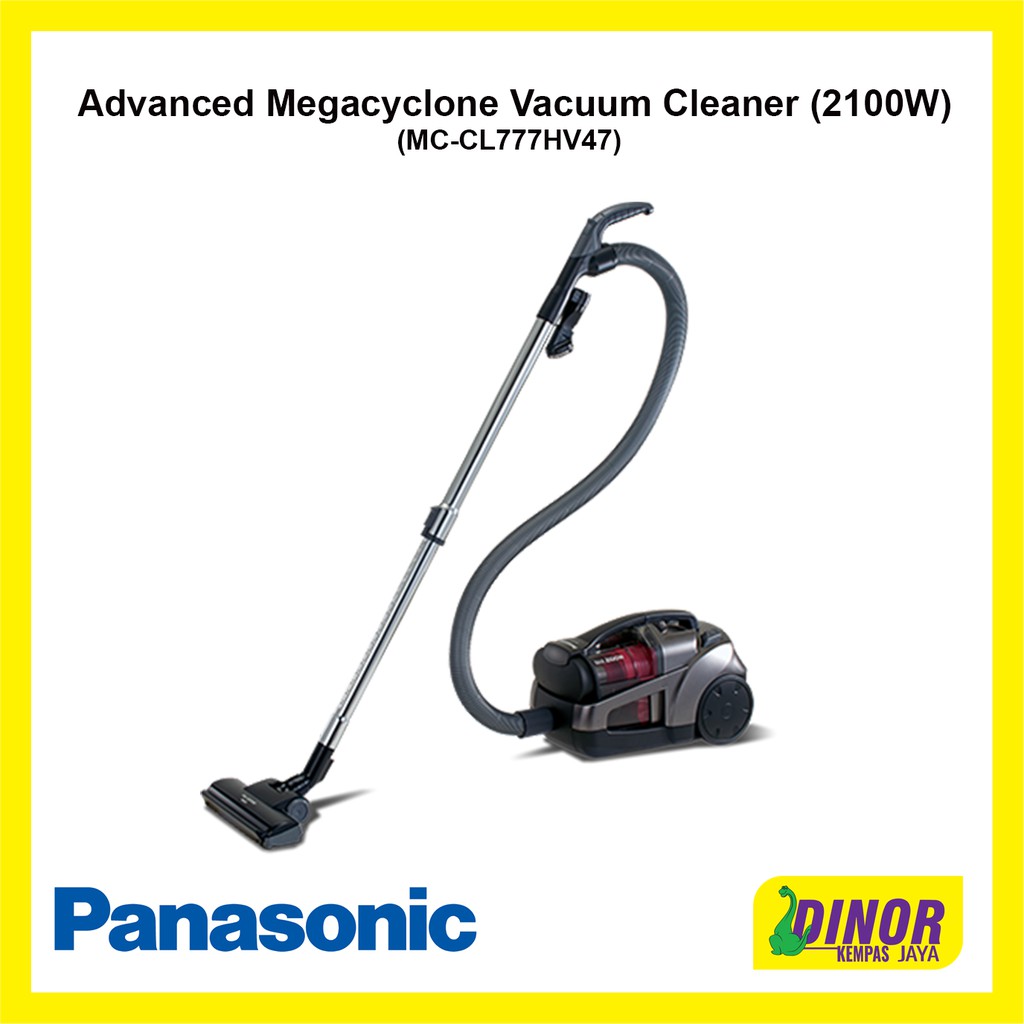 Panasonic 2100W Advanced Megacyclone Vacuum Cleaner MC-CL777HV47 ...