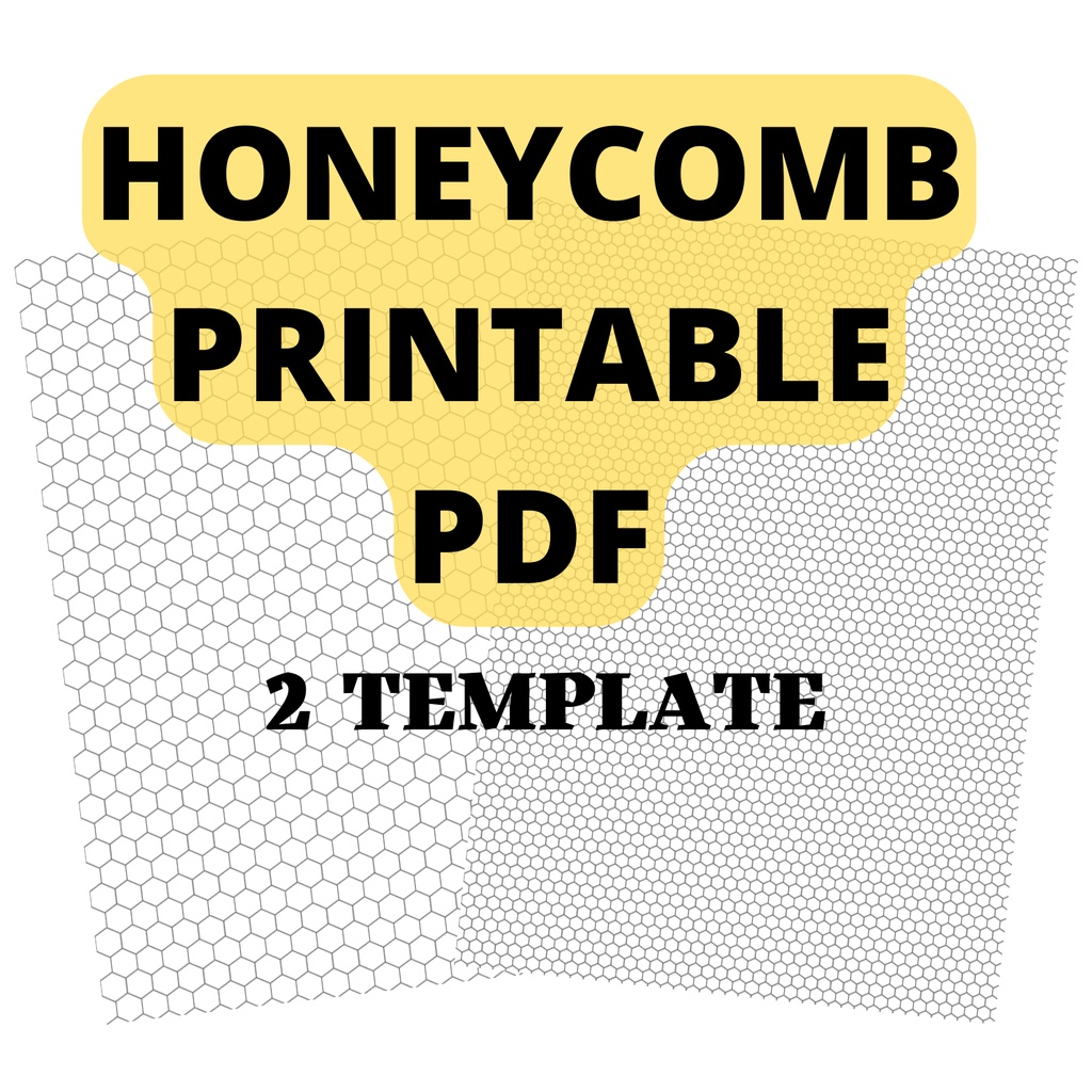 [PDF] Honeycomb paper printable | Portrait and Landscape | Shopee Malaysia