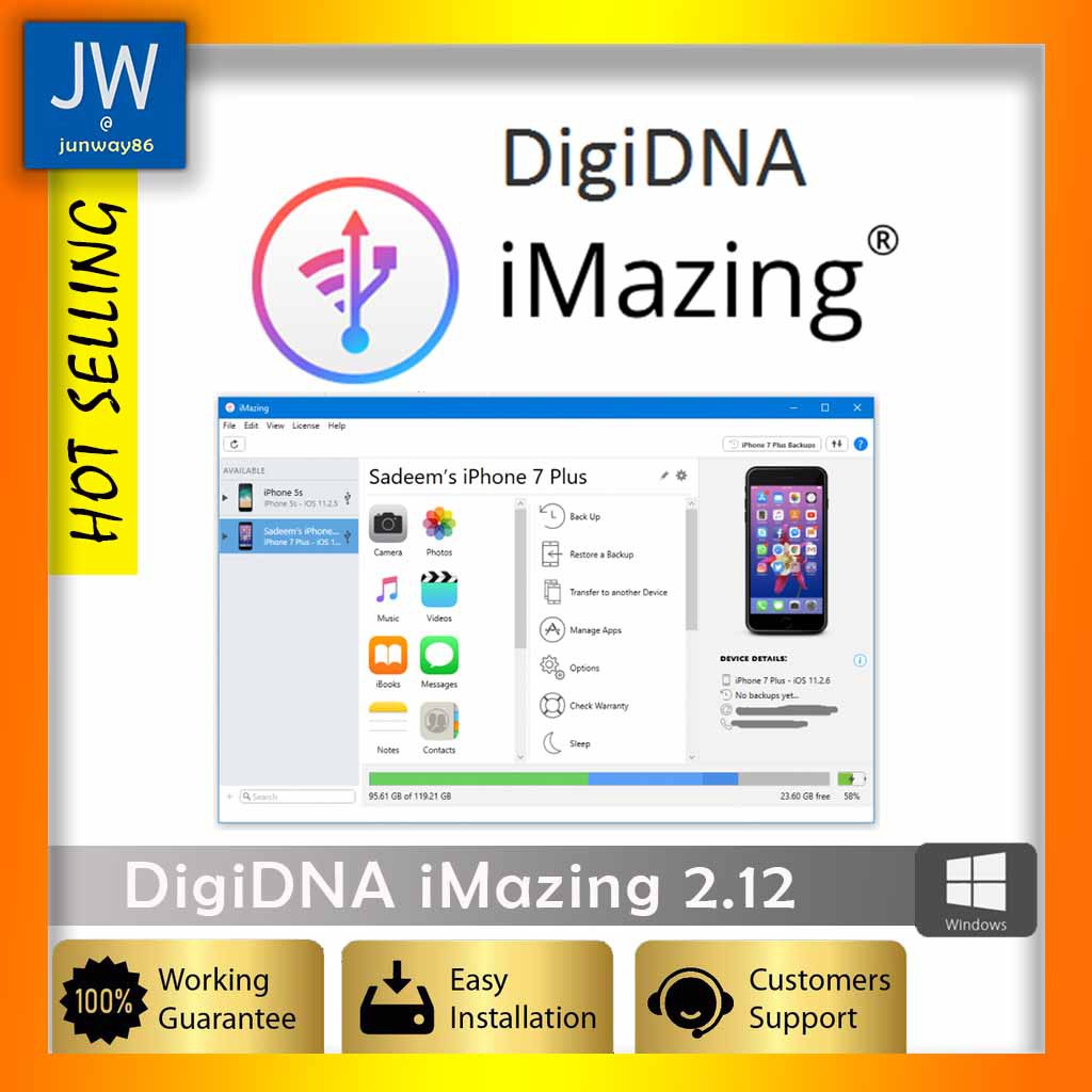 DigiDNA iMazing 2.12 (Go Beyond Itunes) | Shopee Malaysia