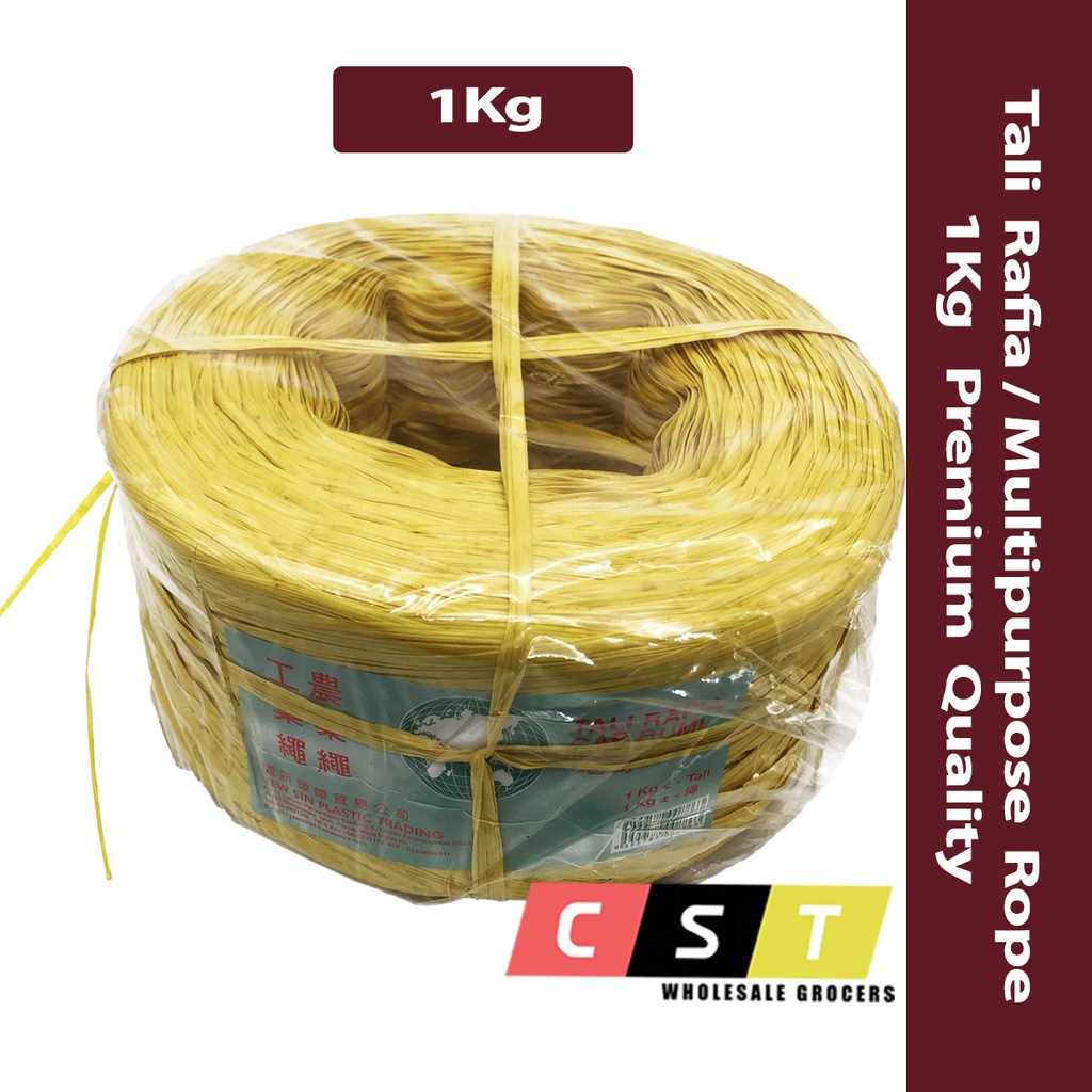 Heavy Duty Tali Rafia Multipurpose Rope 1KG | Shopee Malaysia