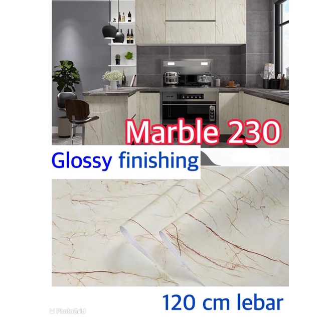 (Free pos) 120cm BIG marble sticker PVC LARGE wallpaper waterproof ...