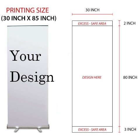 Bunting roll up, Size : 80cm x 200cm Material : Aluminium Free ...