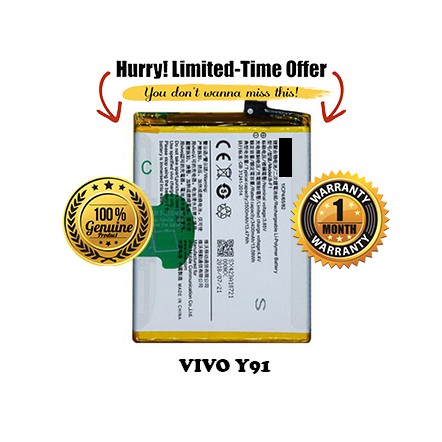VIVO Y91, Y93 & Y95 BATTERY ORIGINAL( free pos) | Shopee Malaysia