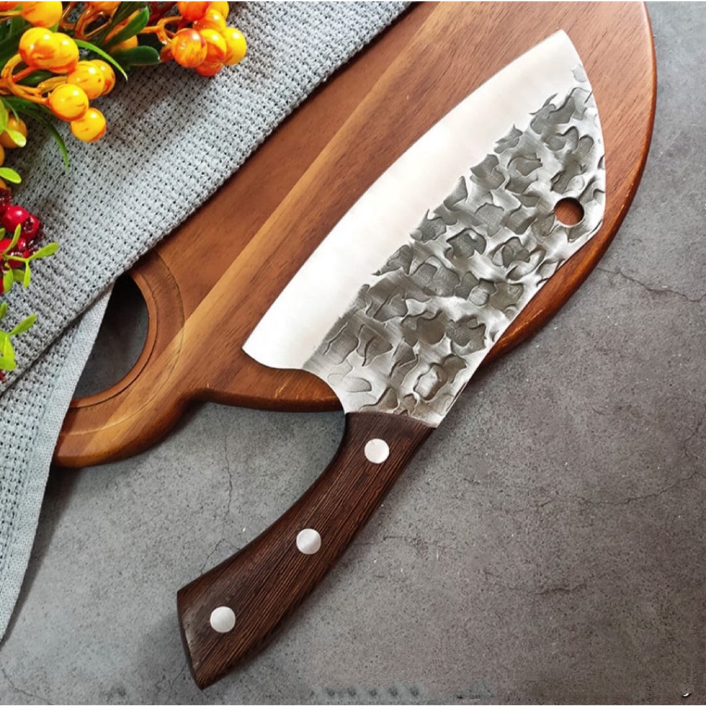 Meat Cleaver Heavy Duty, Stainless Steel Bone Chopping Knife 斩切两用菜刀 ...