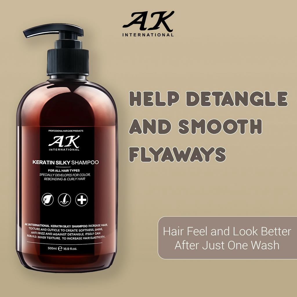 AK Keratin Silky Shampoo 500ml | Shopee Malaysia