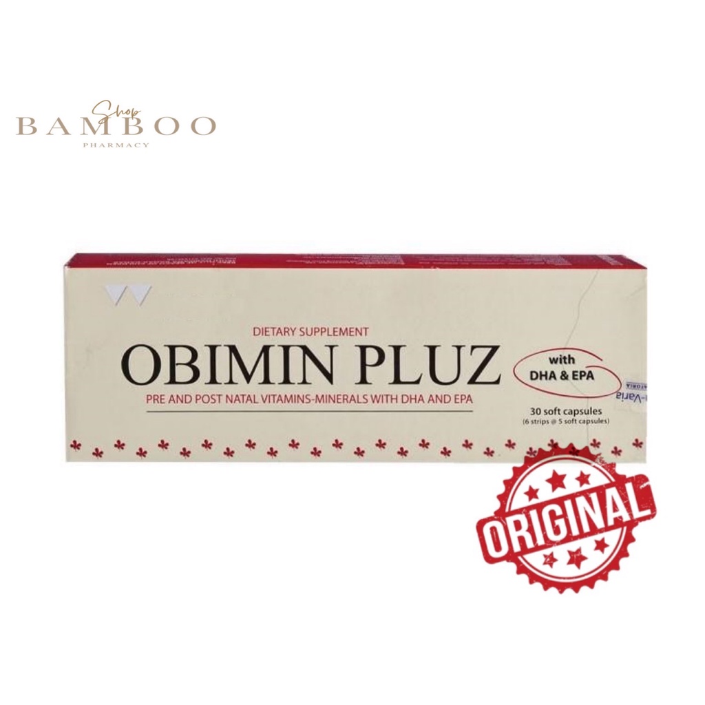 [READY STOCK] OBIMIN PLUZ 30S (FOR PREGNANCY & BREASTFEEDING) | Shopee ...