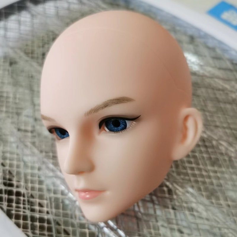 60cm Male Doll's Head with Make Up 1/3 BJD Doll Part DIY Toy Normal ...
