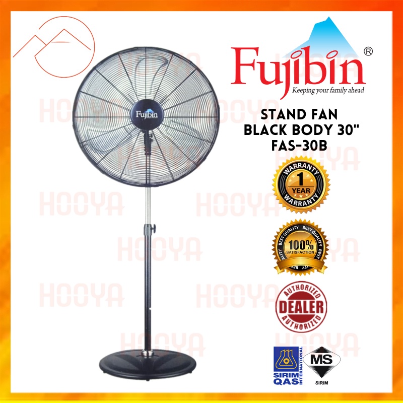 FUJIBIN 30'' Industrial Commercial Heavy Duty Stand Fan ( FAS-30B ...