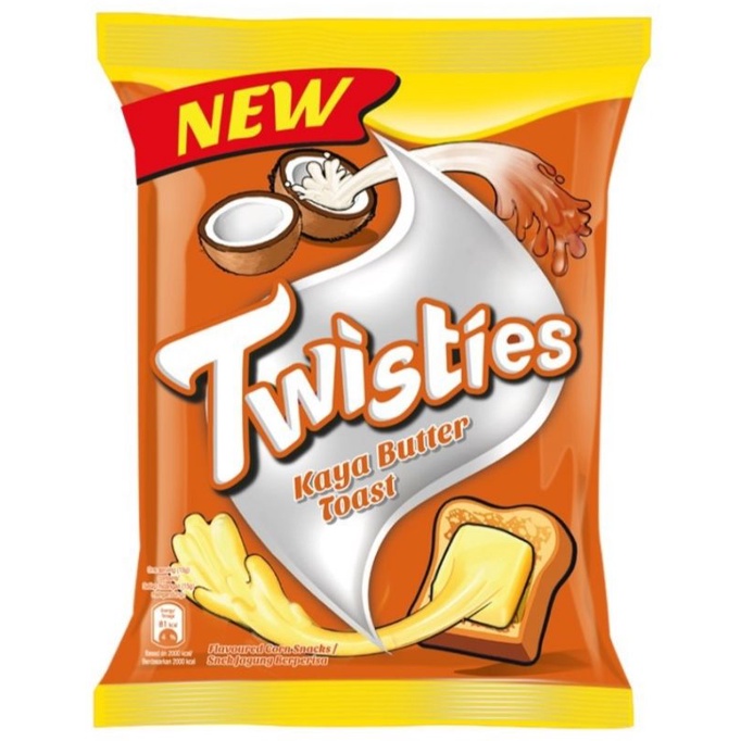 [SUP FAST] NEW Twisties Snacks/Kaya Butter Toast/Bbq/Chicken/Cheese ...