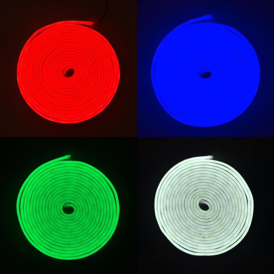 Dc 12volt 5 meter LED Flex Neon Light / DC12v Milk LED Flexible Hose ...