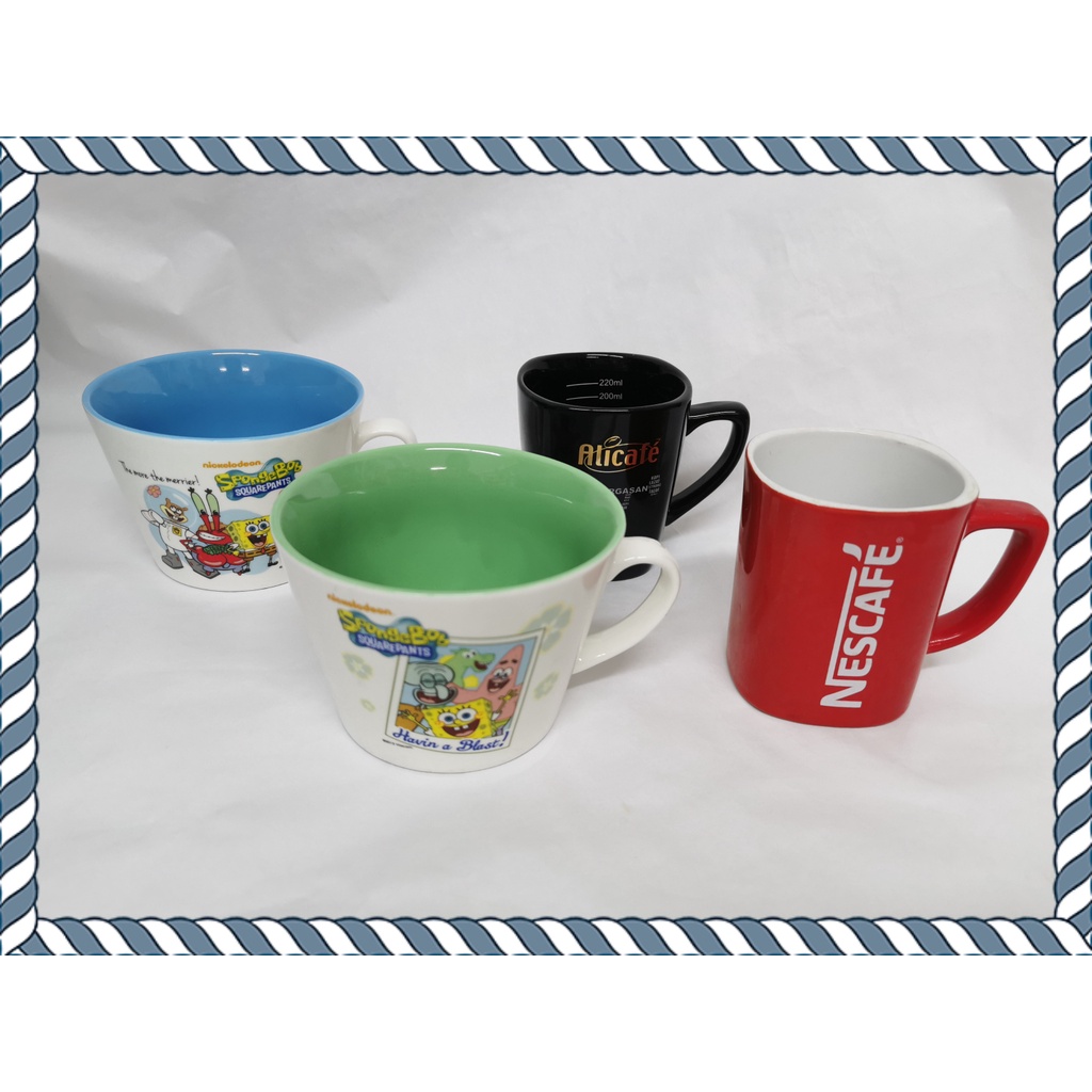 Darlie Ceramic Mug Ceramic Cup SpongeBob Design Collection Unit Nescafe ...