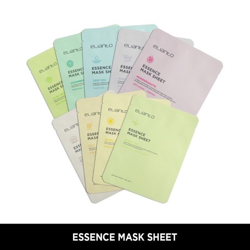 🔥HOT SELLING🔥[READY STOCK - 100%] ELIANTO ESSENCE MASK SHEET (3 Sheets ...