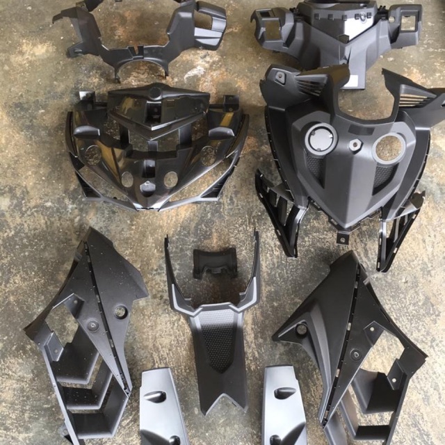 Y15ZR Y15 V1 V2 Y16 Y16ZR LC135 FI V8 INNER PANEL MATT BLACK COVER SET ...