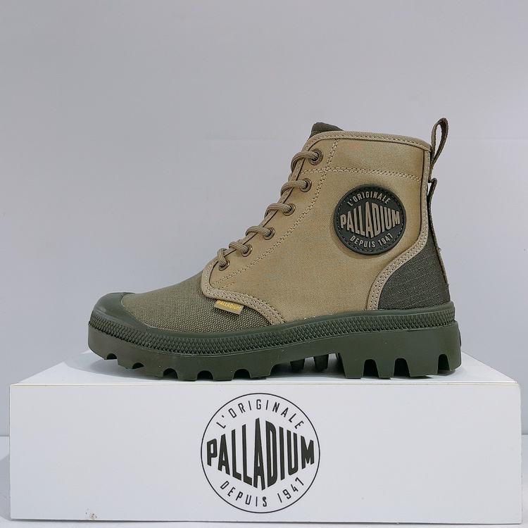 PALLADIUM PAMPA SHADE 75 Men Women Style Gray Green Classic ...