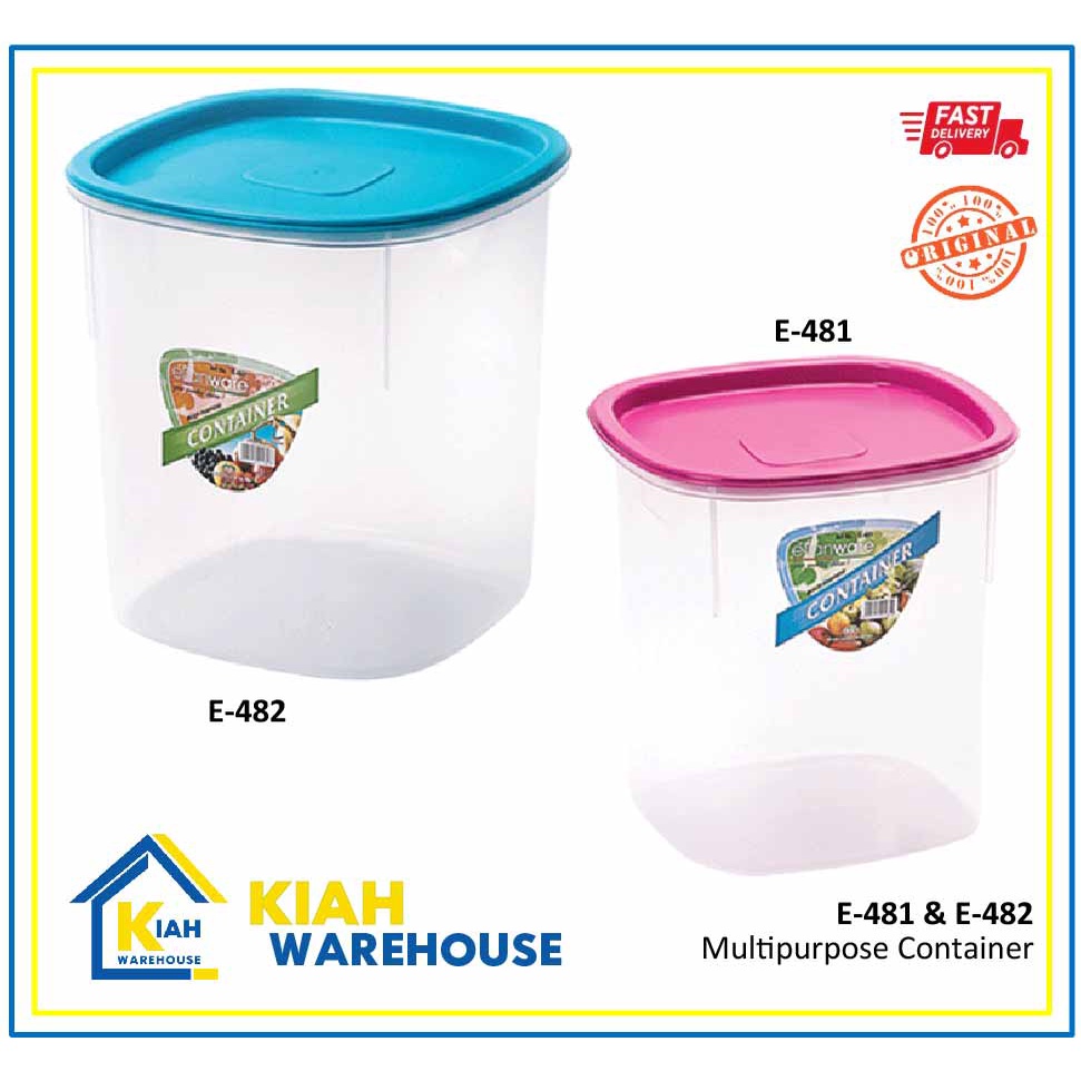 Elianware Multipurpose Container Food Storage Big Volume Box E-481 E ...