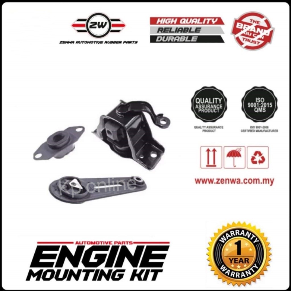 NISSAN LATIO/LIVINA 1.6cc AUTO ENGINE MOUNTING KIT SET (ZW) | Shopee Malaysia