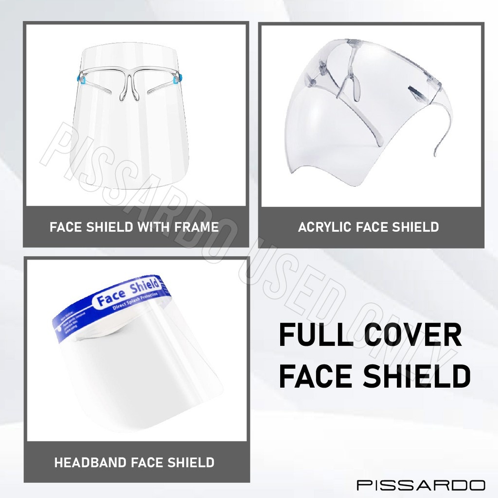 FACE SHIELD High Quality Protective Hard Face Shield Frame Spectacle ...